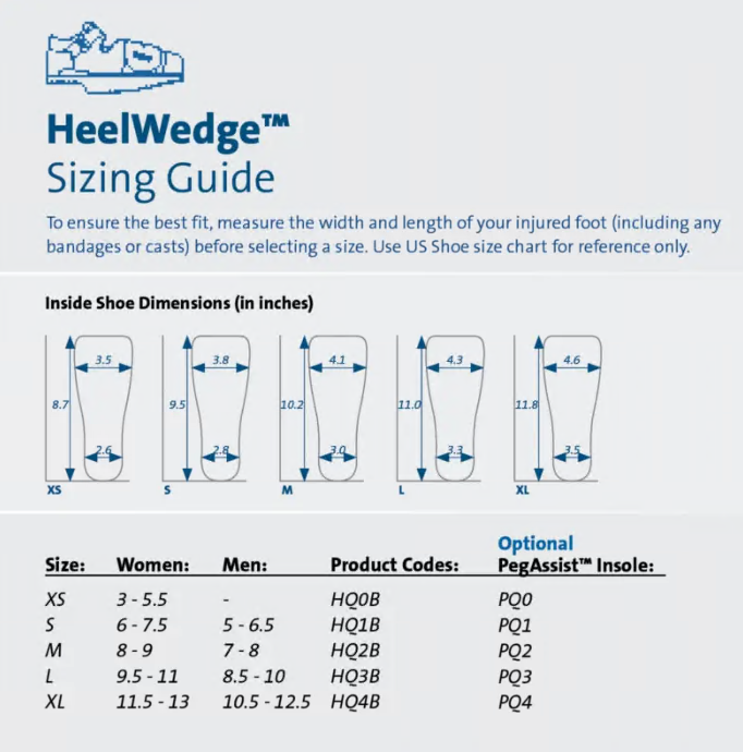 HeelWedge™ Heel Offloading Shoe – Diabetic Solutions PR